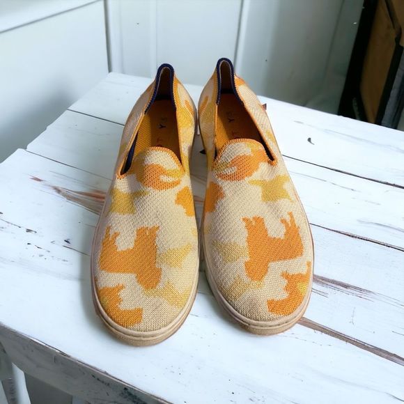 Rothy's | Shoes | Rothys Thekid Sneaker Yellow Puppy Camo Recycled ...